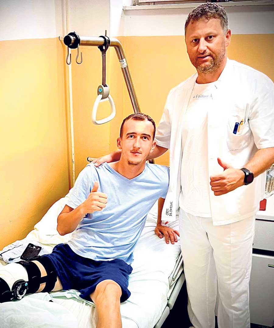 Dr. Faruk Hodžić operisao prednje križne ligamente Kenana Horića | Naša ...